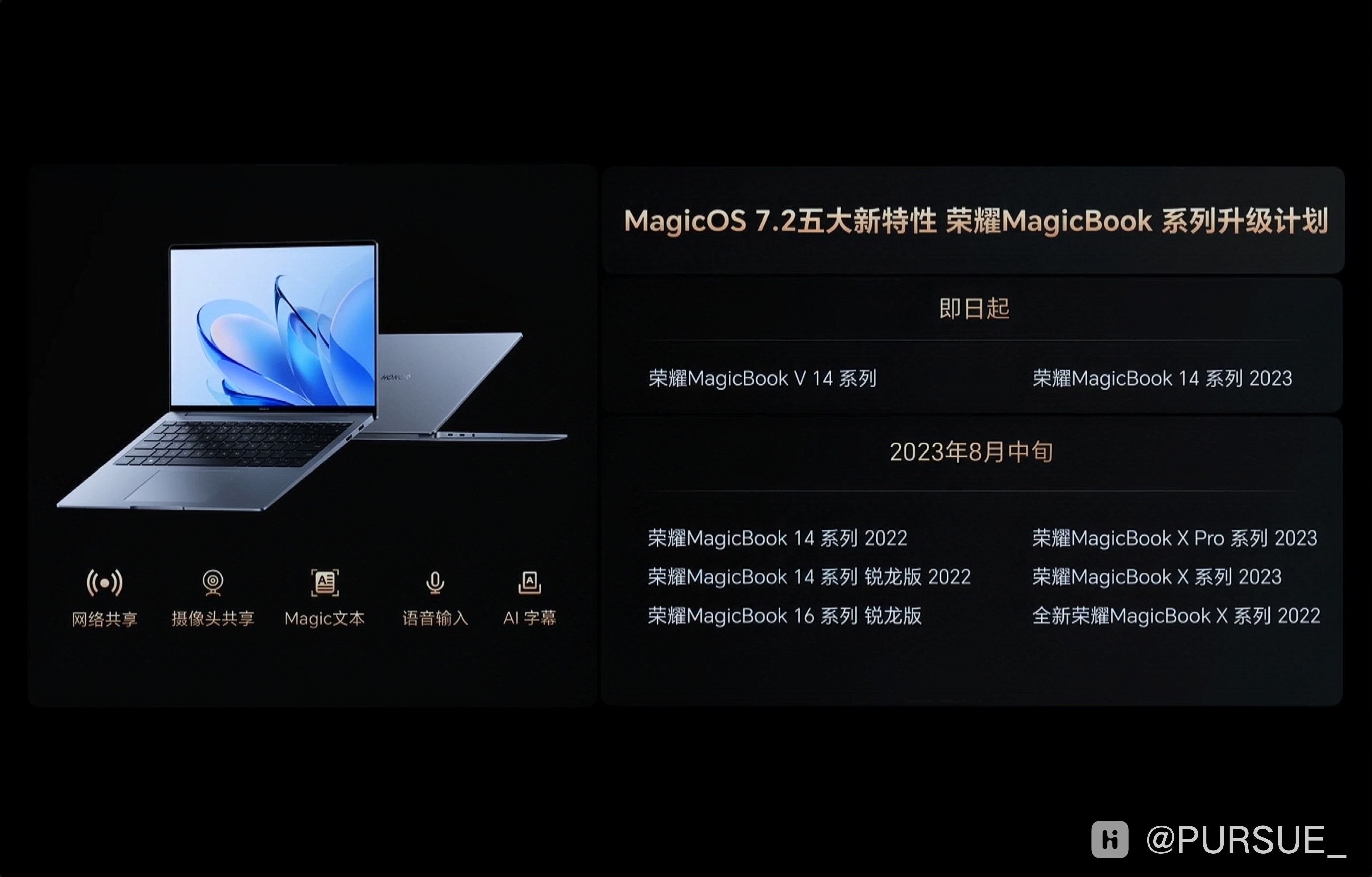 MagicOS 7.2 五大新特性发布，荣耀MagicBook 系列升级计划来啦！-荣耀俱乐部