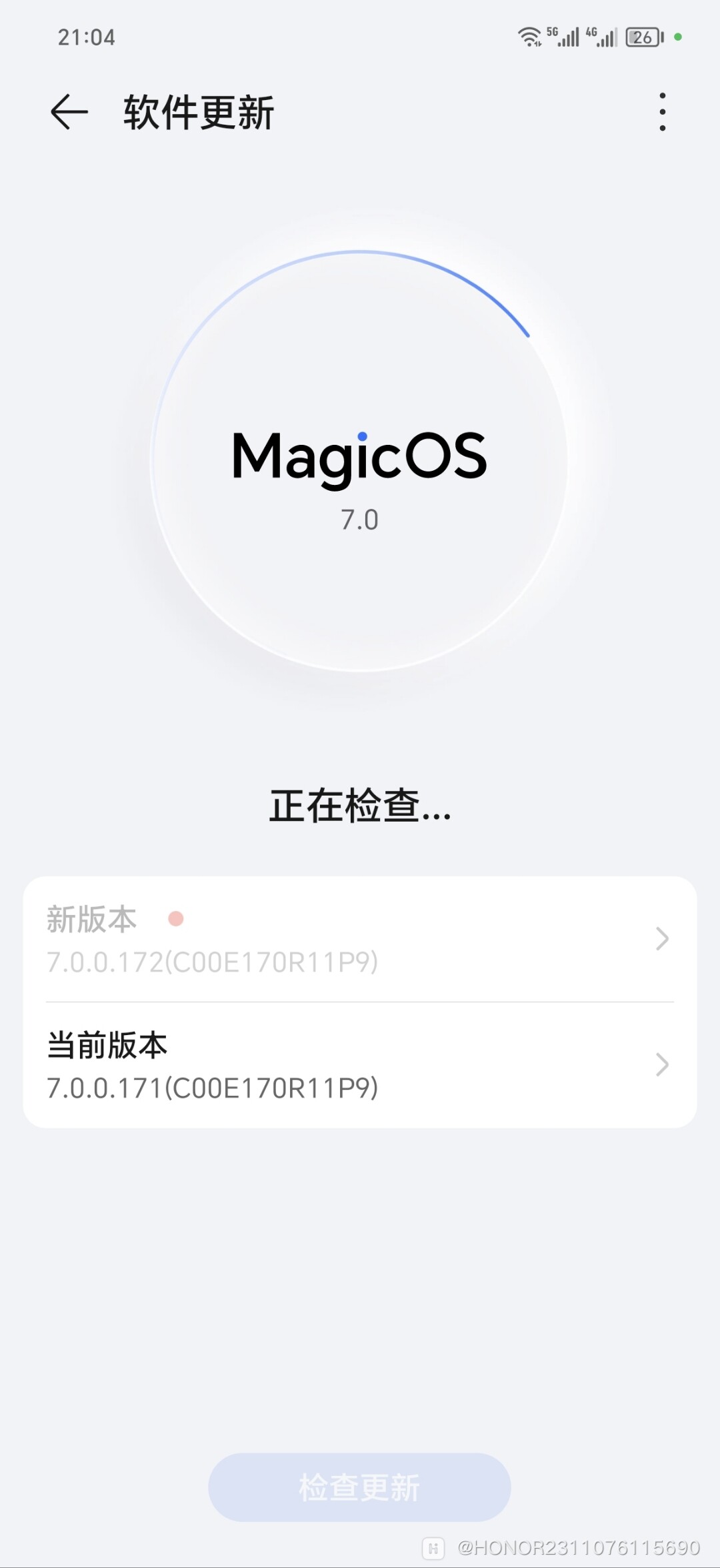 荣耀magic4，8系统降7系统，中转包，降级包，包成功。-荣耀俱乐部