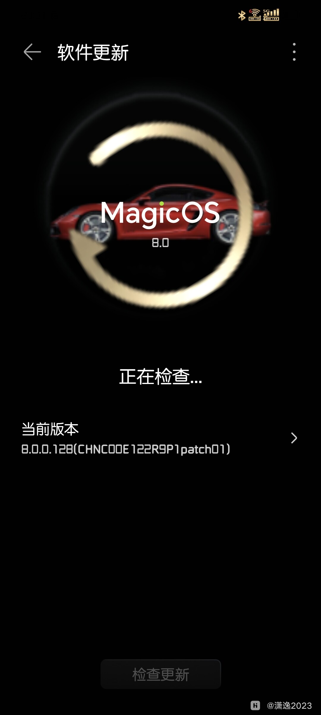 荣耀Magic8.0全局主题-Red保时捷（抖音同名有享）-荣耀俱乐部