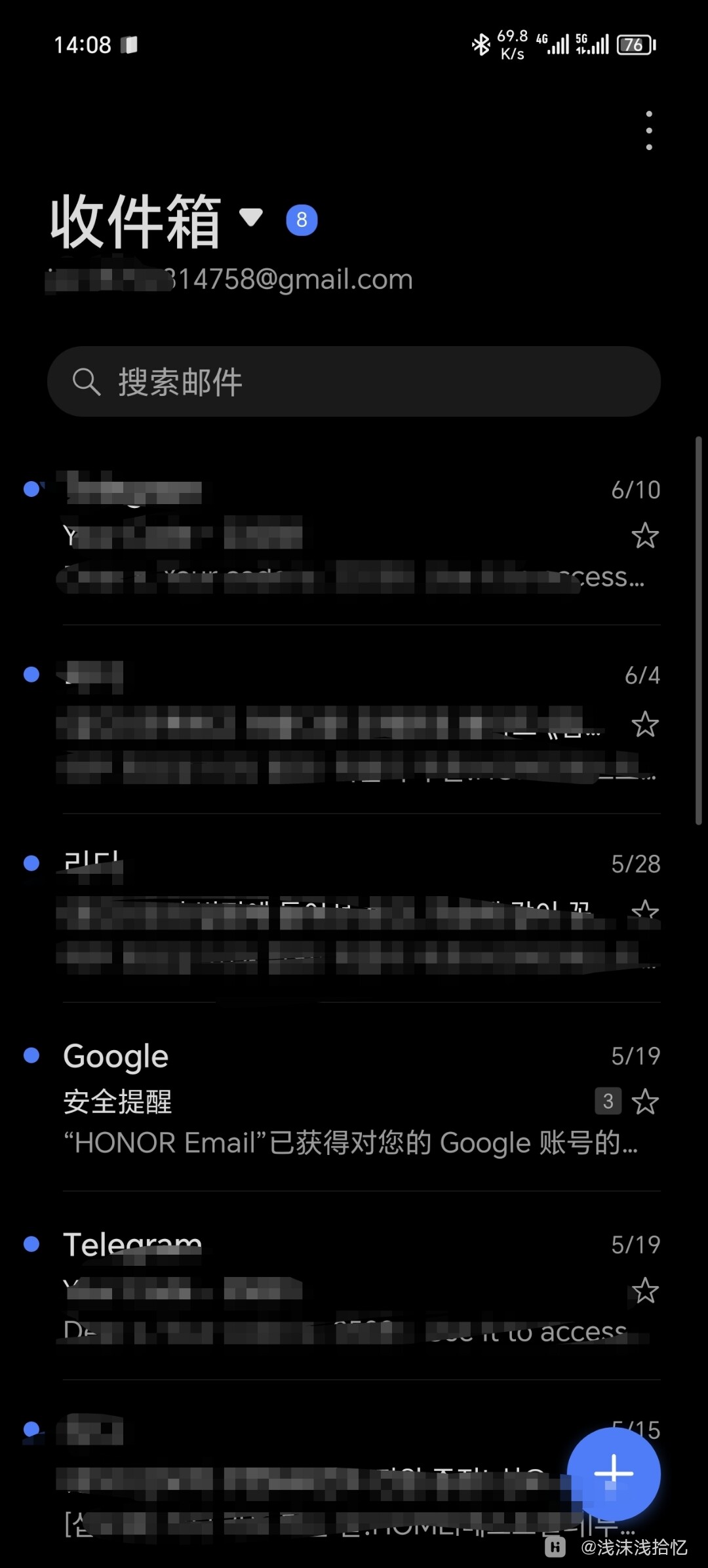 请客服帮忙解决荣耀的电子邮箱无法登陆gmail账号-荣耀俱乐部